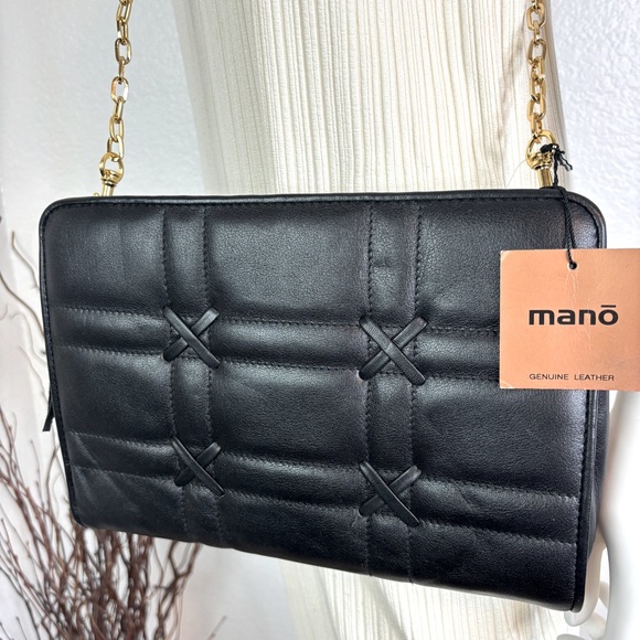 Mano | Bags | Nwt Mano Quilted Leather Crossbody Bag | Poshmark